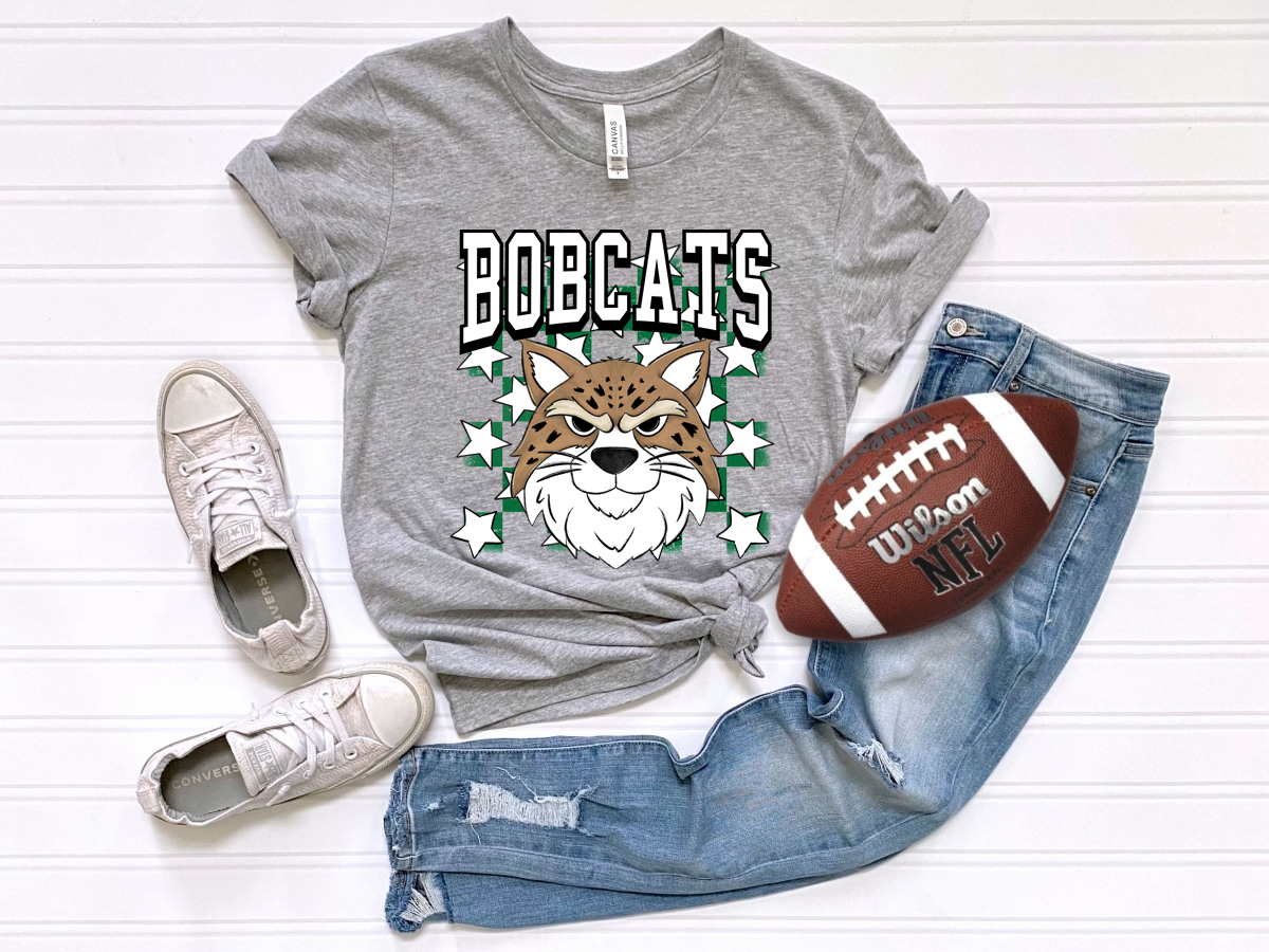 Checkered Bobcats Green – Mayberry Prints
