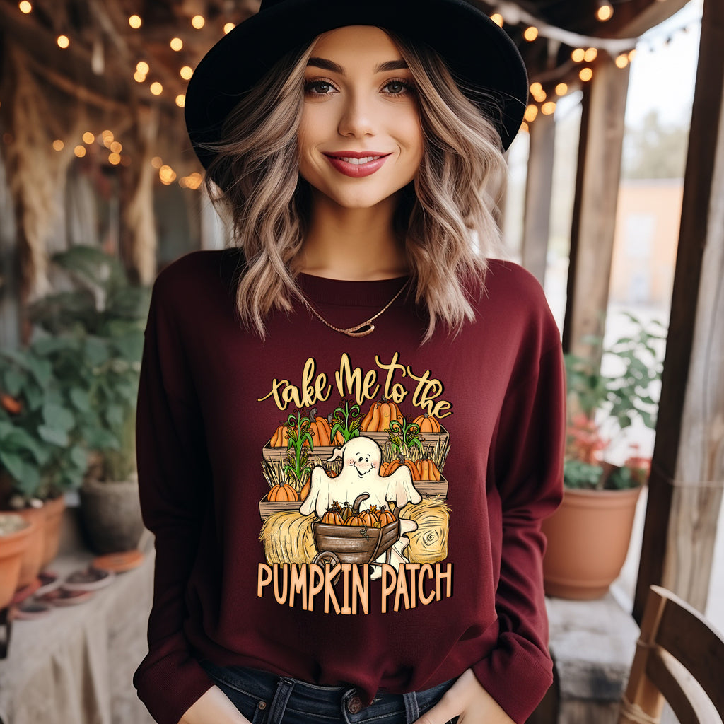 Take Me To The Pumpkin Patch Ghost – Mayberry Prints