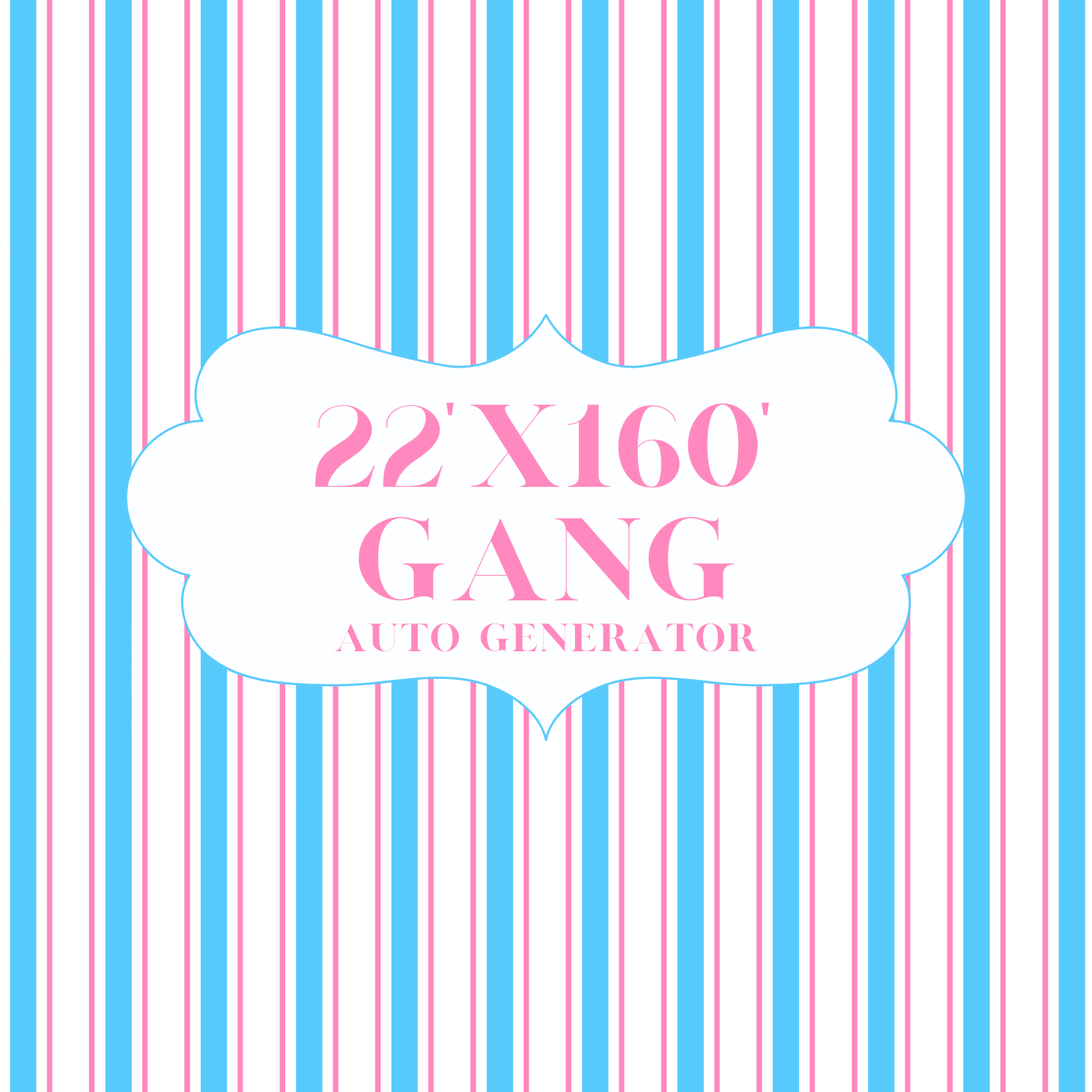 22" x 160" Gang Sheet Auto Generate Builder – Mayberry Prints