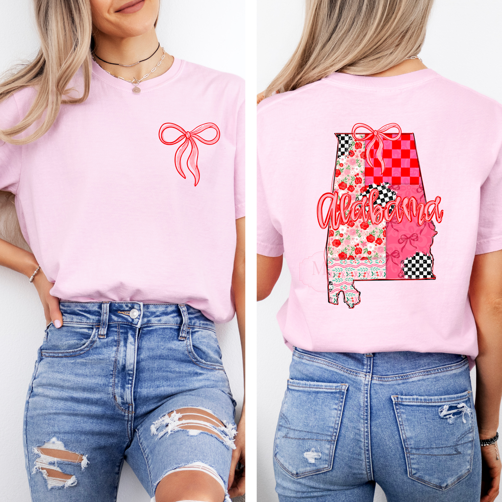 Pink Bow Alabama – Mayberry Prints