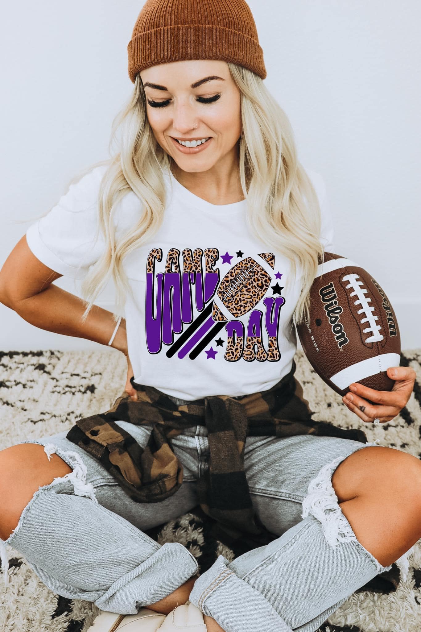 Purple Leopard Game Day – Mayberry Prints