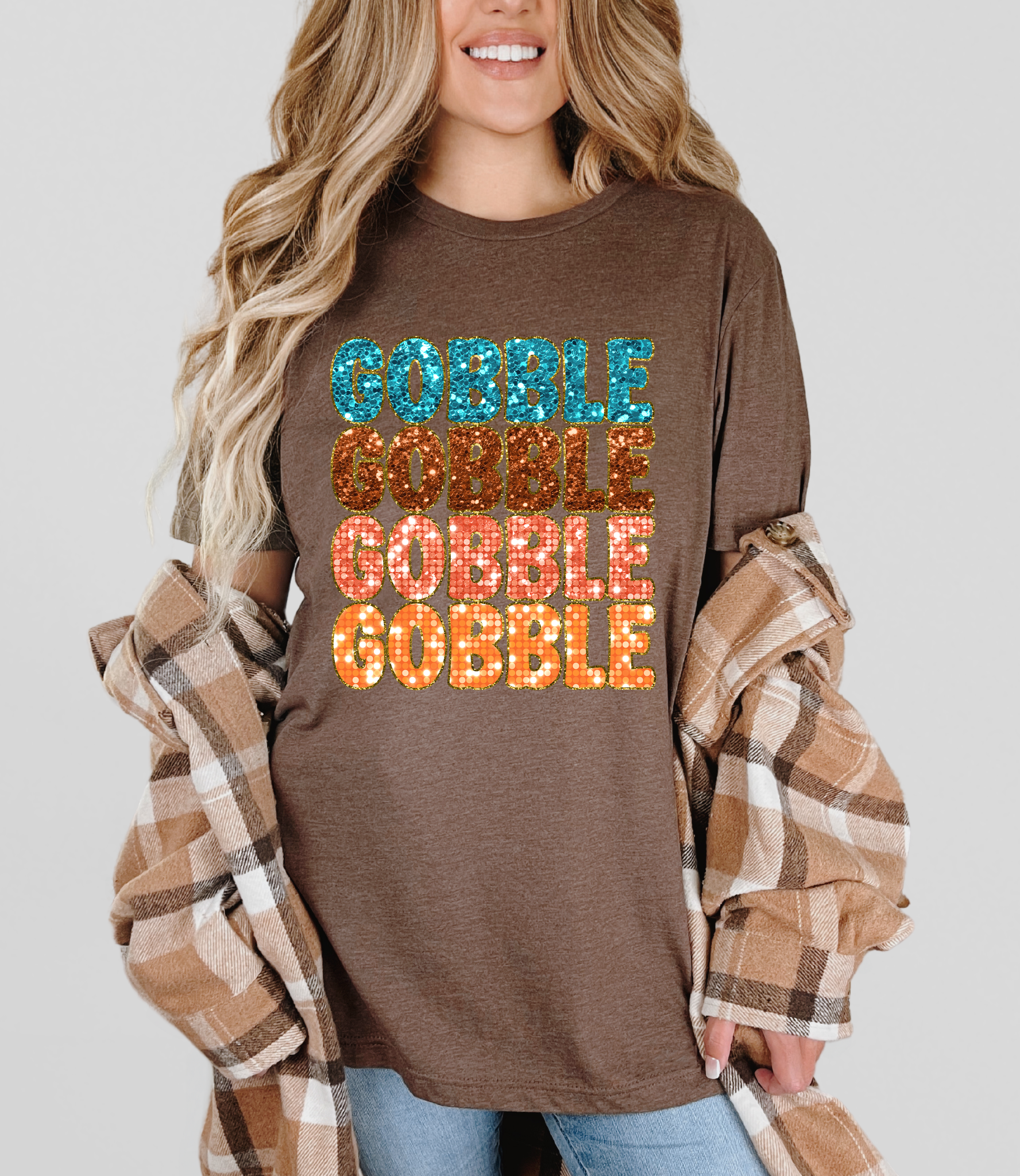 Faux Sparkle Gobble Echo – Mayberry Prints