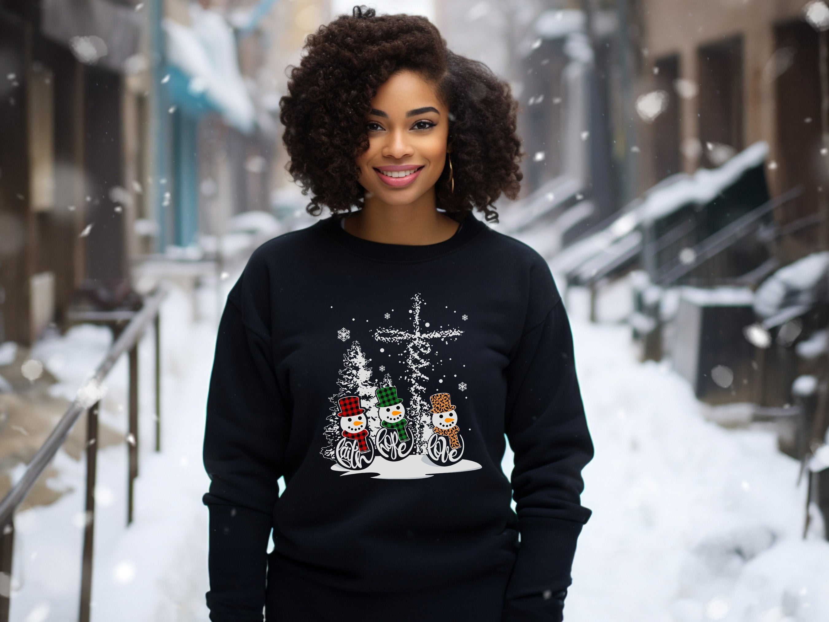 Faith Snowmen – Mayberry Prints