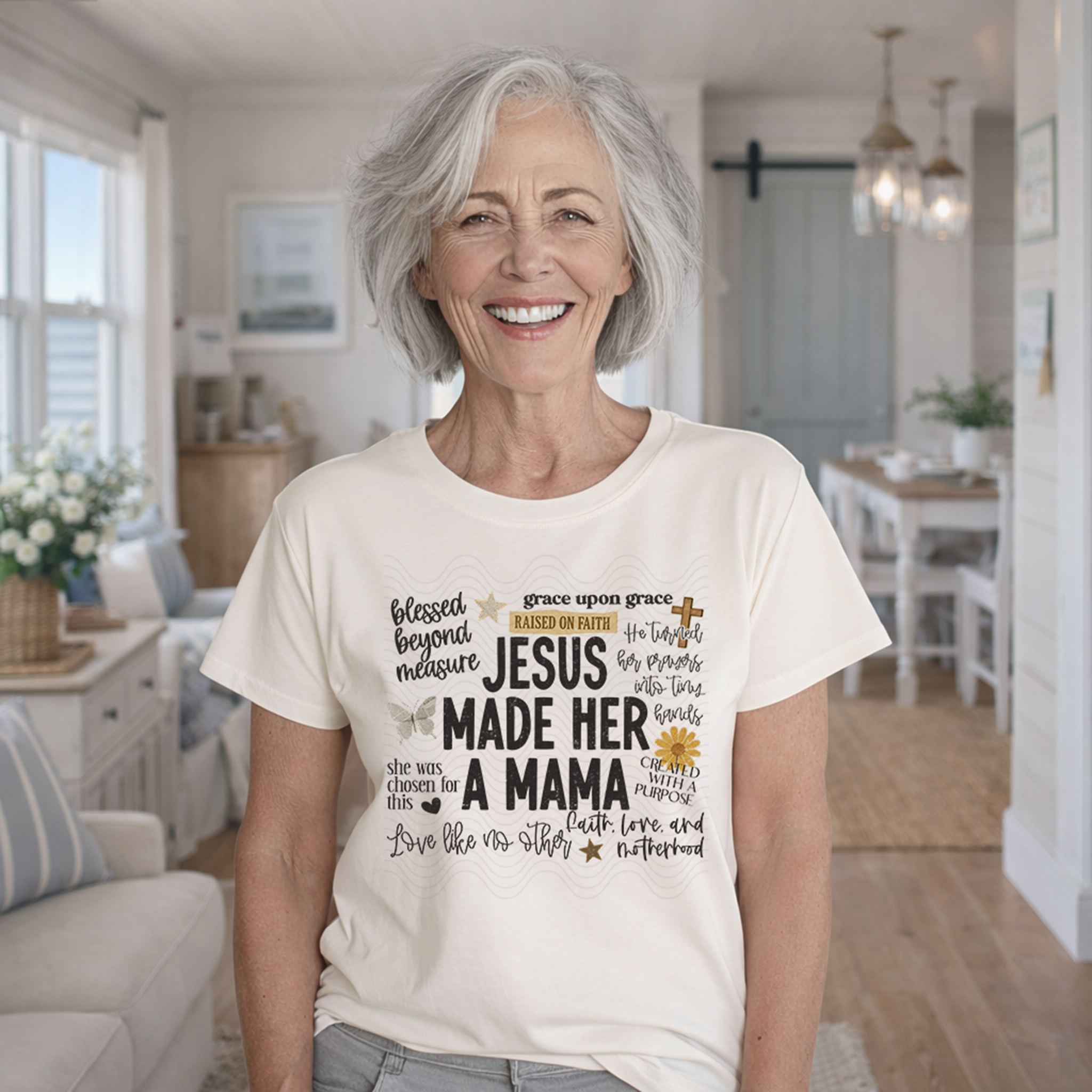 Jesus Made Her A Mama Collage – Mayberry Prints