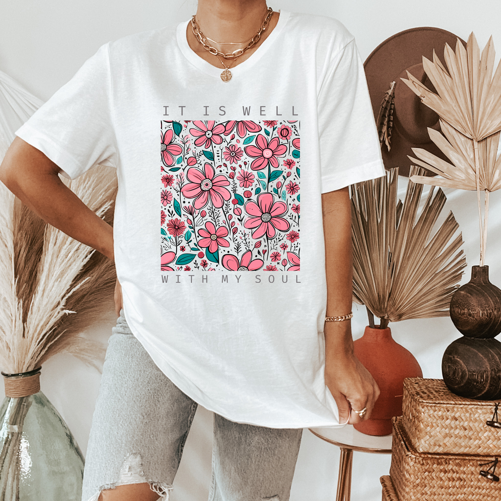 It Is Well With My Soul Flowers – Mayberry Prints